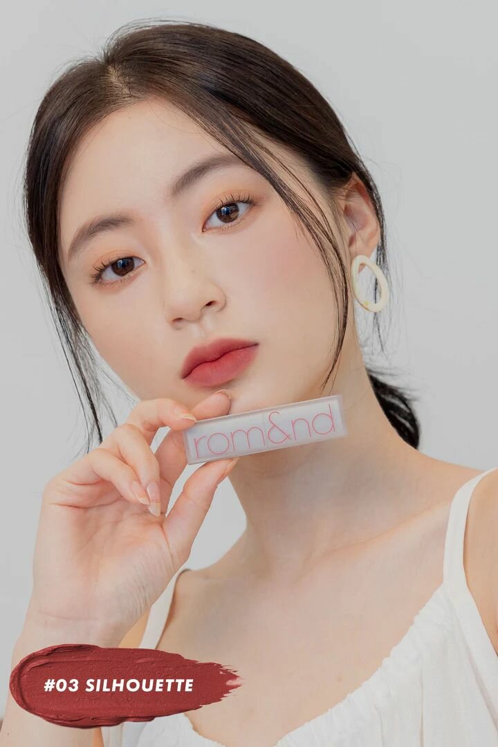 Матовая помада для губ Rom&Nd Zero Matte Lipstick 03 SILHOUETTE