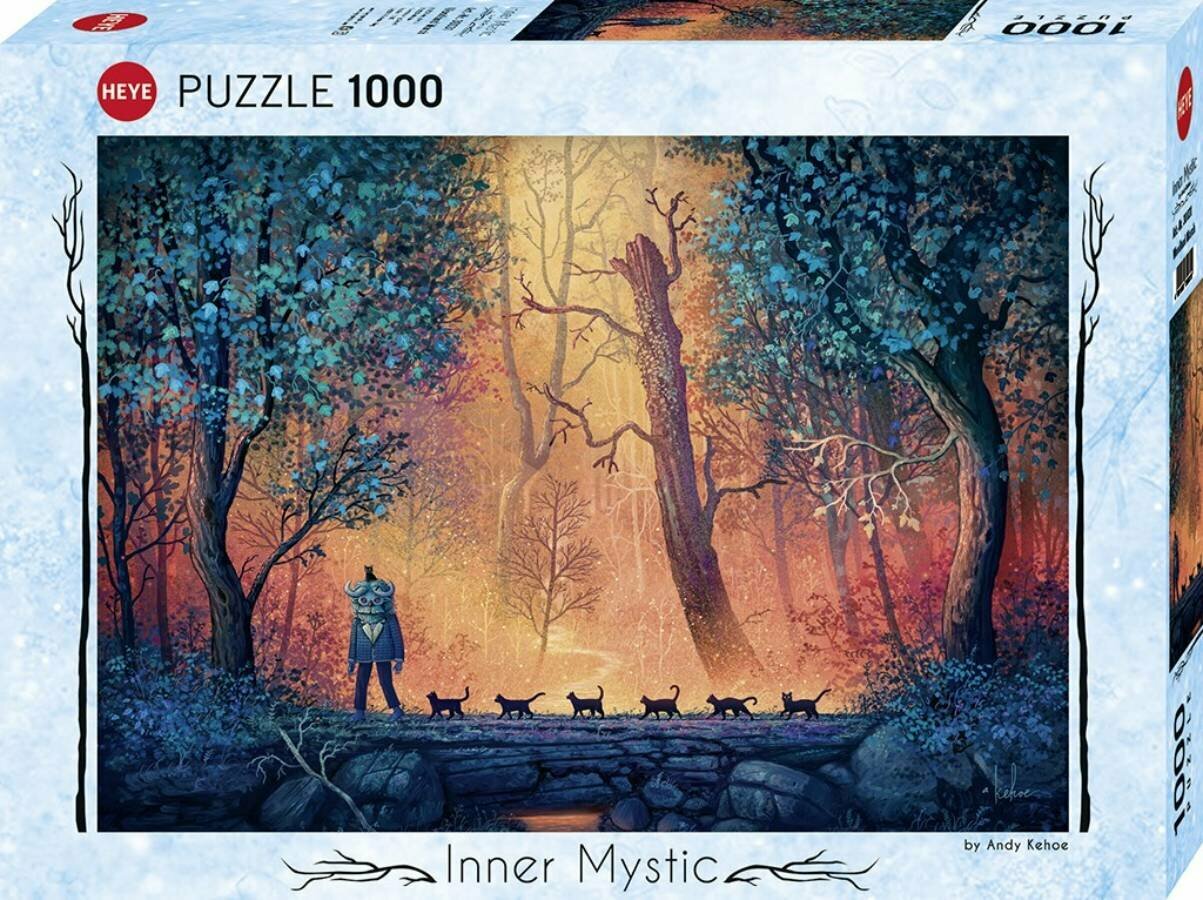 Пазл для взрослых Heye 1000 деталей: Лесной марш. Мистика (Inner Mystic)