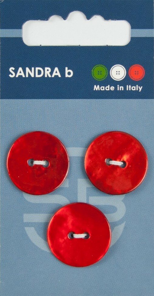 #CARD054 Пуговицы Sandra 3 шт
