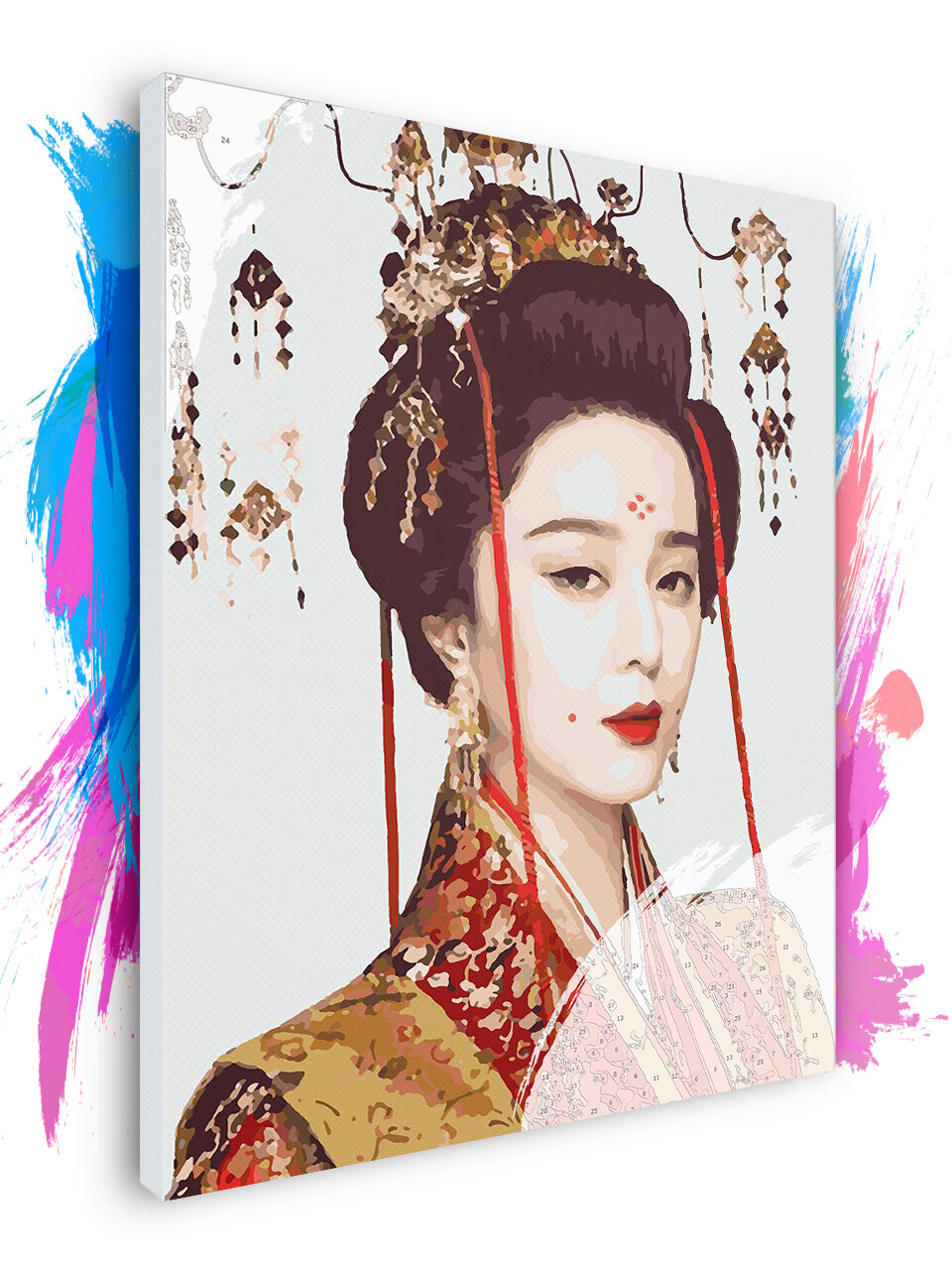 Картина по номерам на холсте Фань Бинбин - Императрица Китая, 40 х 50 см