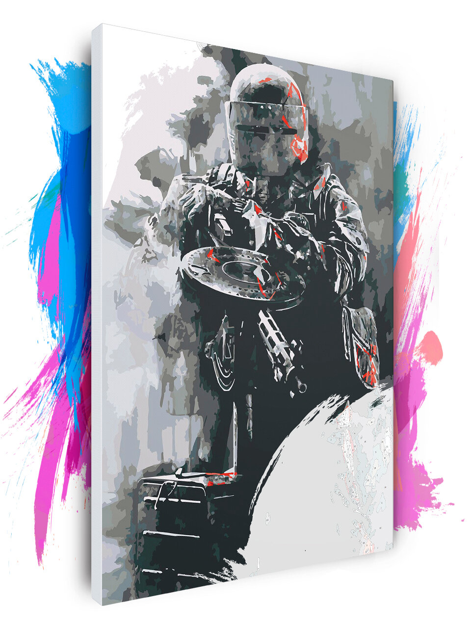Картина по номерам на холсте Tom Clancys Rainbow Six Siege - Тачанка, 50 х 80 см