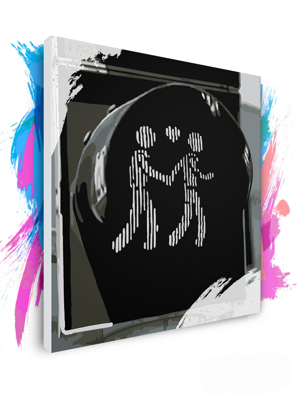 Картина по номерам Красиво Красим Светофор, следующая остановка - любовь