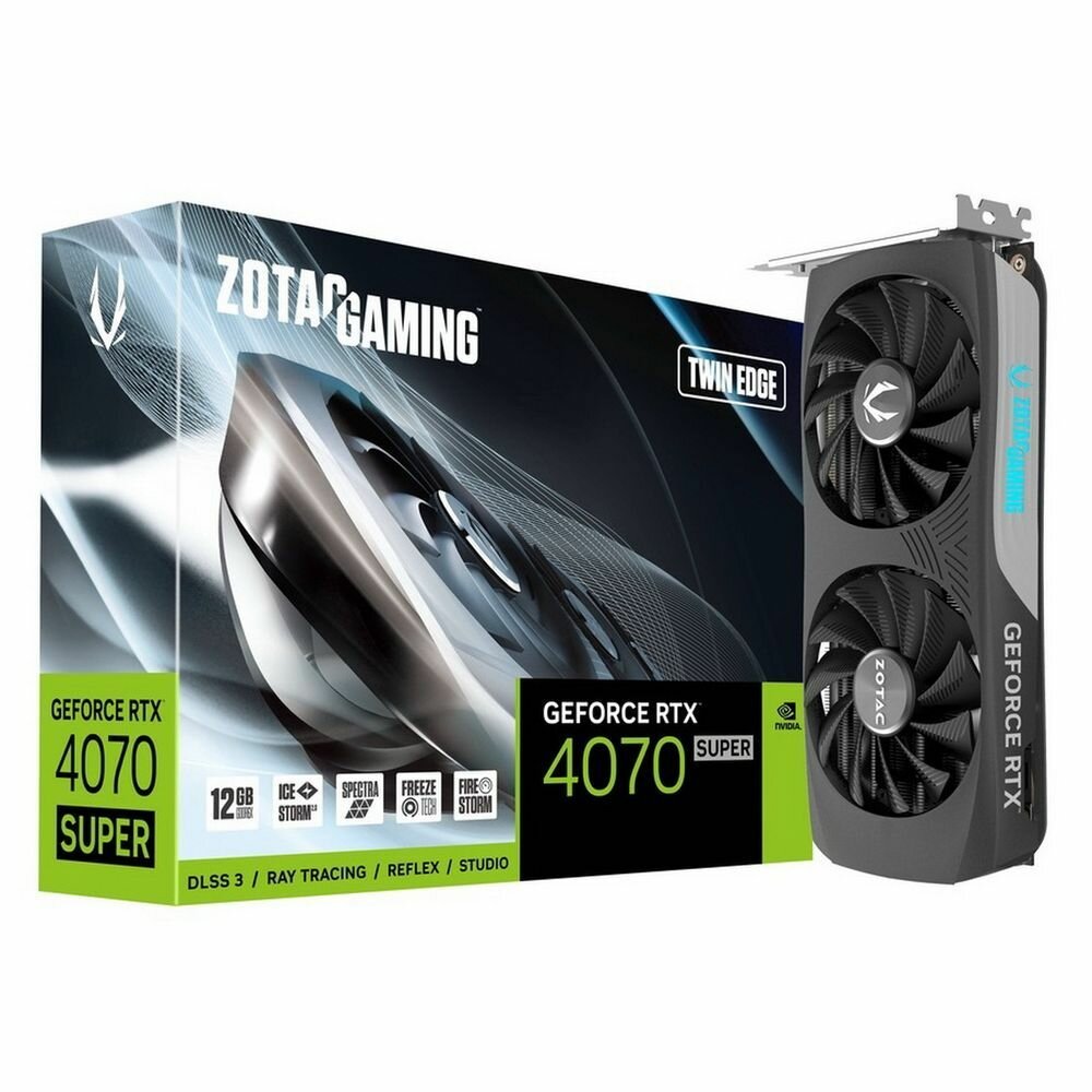Видеокарта Zotac RTX4070 SUPER TWIN EDGE
