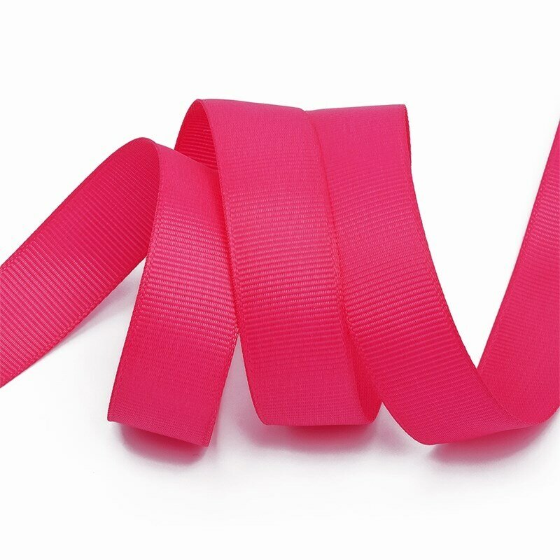 Лента репсовая 2 см (20мм) цв. фуксия упак.27,4 м