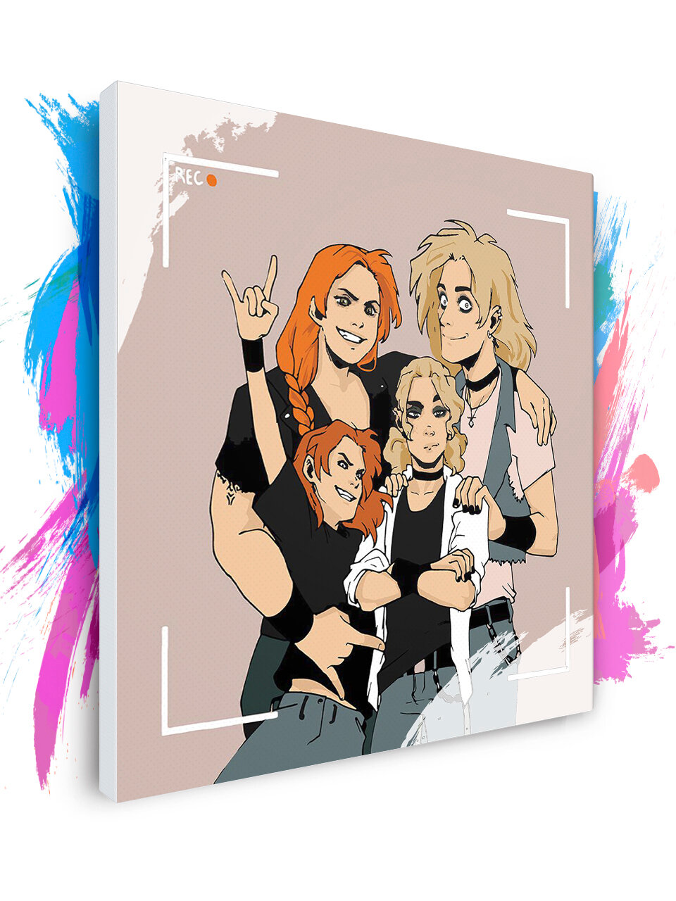 Картина по номерам на холсте Metal Family, 40 х 40 см