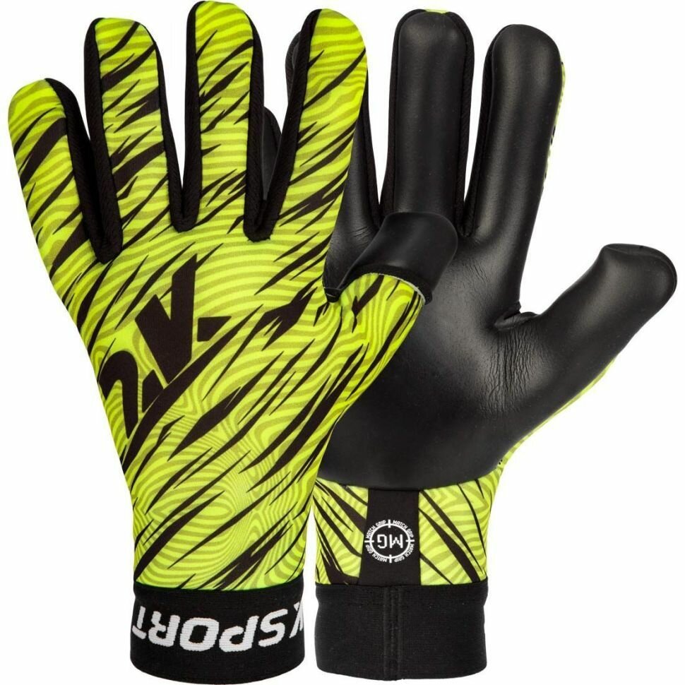 Перчатки вратарские 2K Sport Salamander SKIN FIT (10, синий/белый)