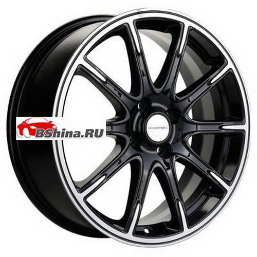 Колесный диск Khomen Wheels KHW1707 6,5x17/4x100 ET41 D60,1 Black-FP