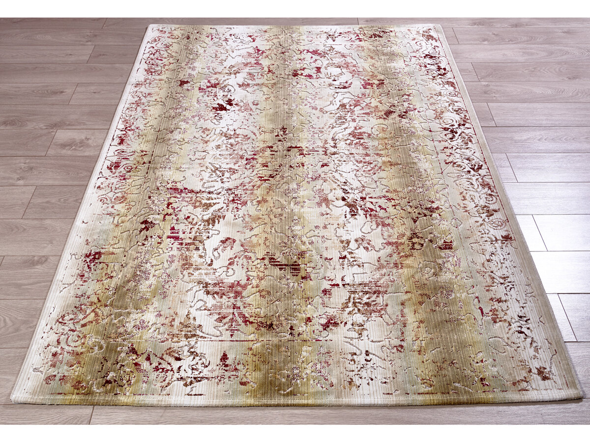 Ковер для комнаты на пол, палас в гостиную, Симфония, 120х180, 96G, коричневый