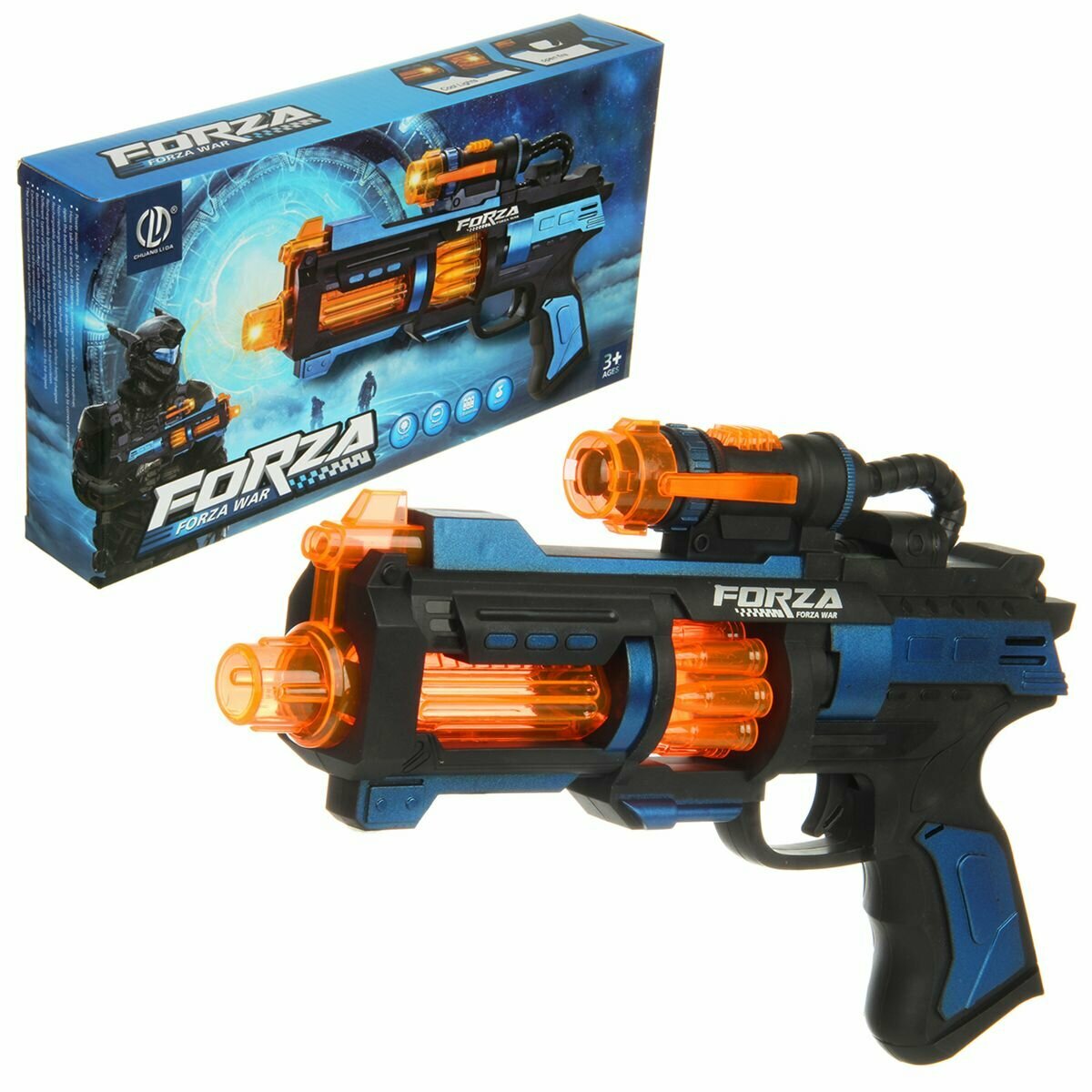 Игрушечное оружие пистолет со светом и звуком, Veld Co / Игрушечное оружие для мальчиков