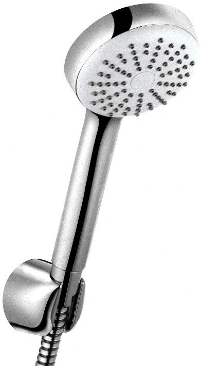 Лейка Kludi Logo, ручная, хромированная, система очистки, дождевая струя