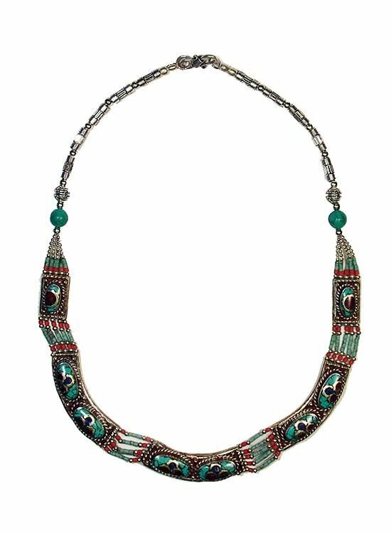 Колье, искусственный камень