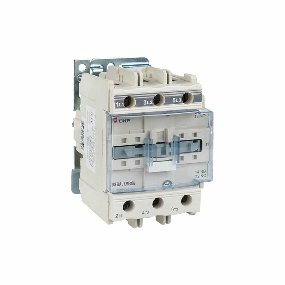 EKF Контактор КМЭ малогабаритный 80А 220В NO+NC PROxima ctr-s-80-220