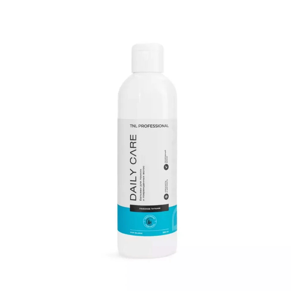 Бальзам TNL Professional "Daily Care", для ломких волос, питание, протеины пшеницы, 250мл