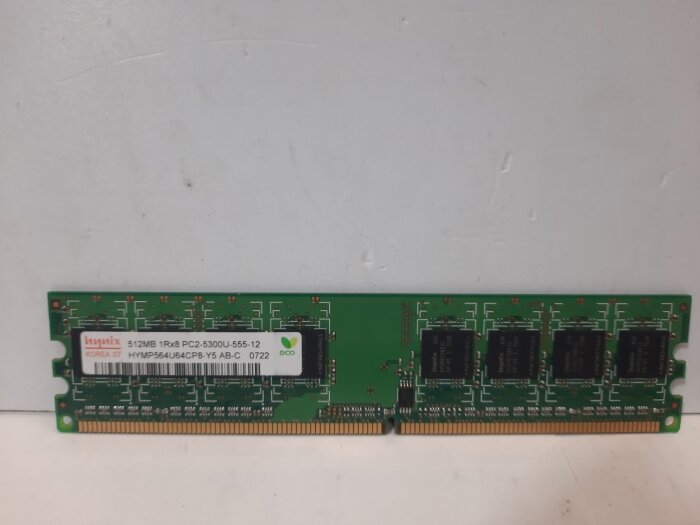 Оперативная память DDR2 512Mb PC2-5300 Hynix HYMP564U64CP8-Y5