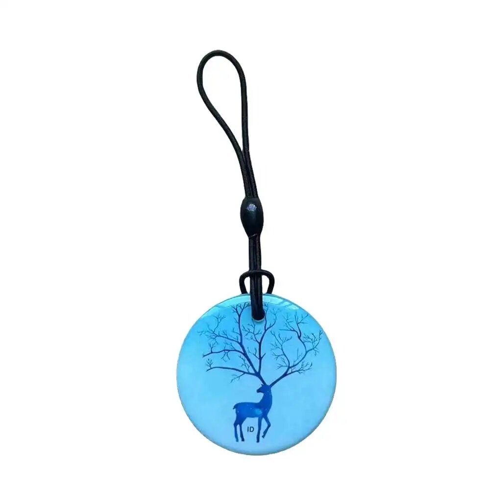 RFID брелок EM4305 для контроля доступа коричневый