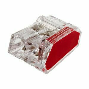 Heavy Power Клеммы СМК самозажимные PC2252-R 2-проводные 2,5мм² прозрачные (50шт)