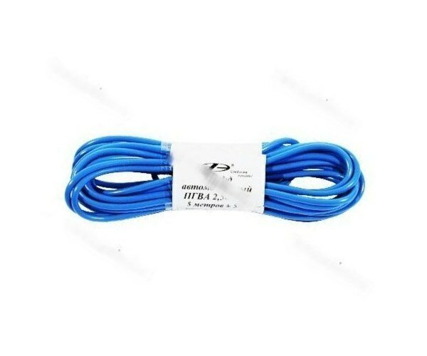 Провод монтажный ПГВА Ф2,5 мм 5 метров AVKopro для электротехнических задач