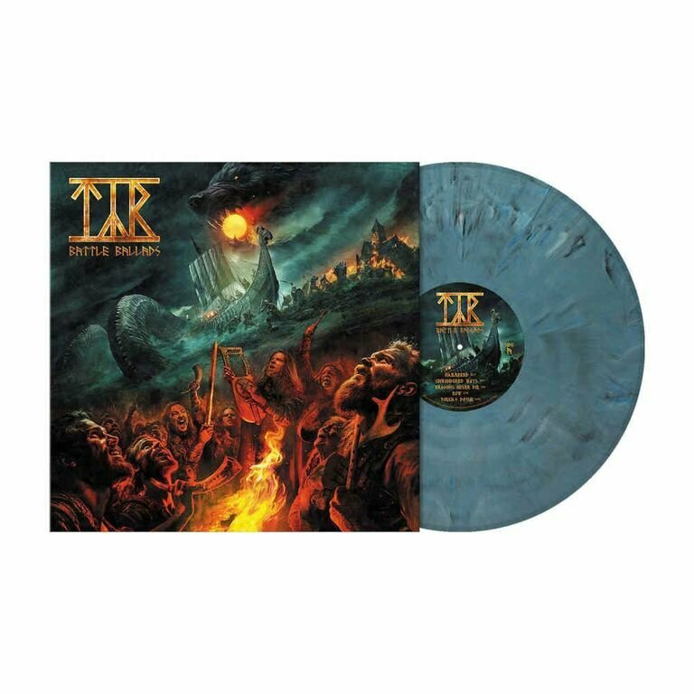 Виниловая пластинка Tyr - Battle Ballads LP Blue Sky Marbled