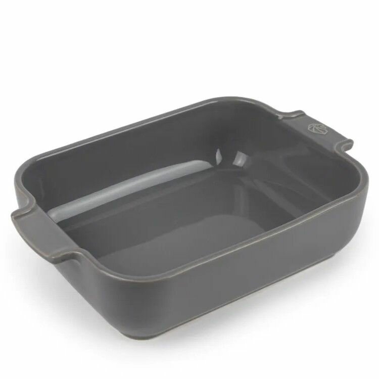 Прямоугольная форма для запекания PEUGEOT CERAMIC, 25x15,5 см, Франция, серый