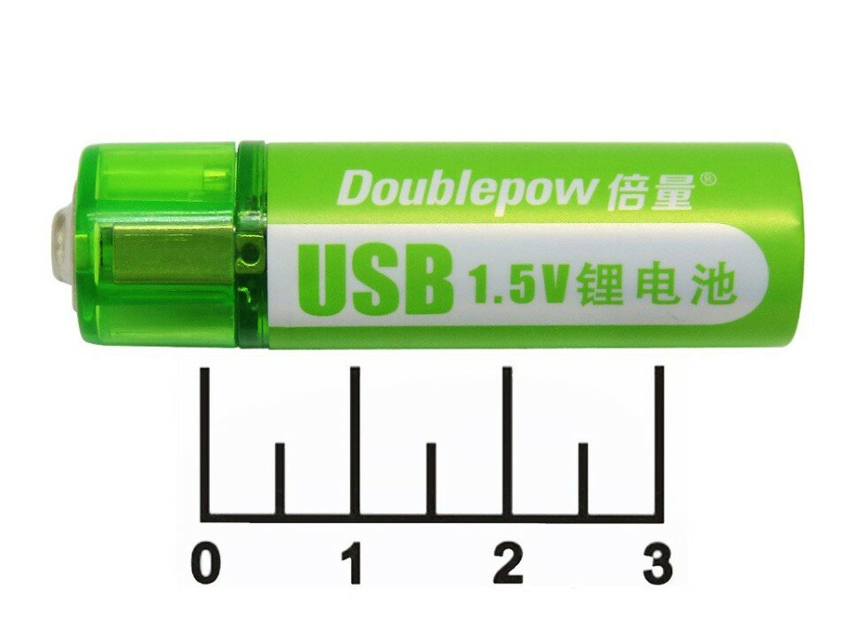 Аккумулятор AA 1.2V 1.8A + USB Doublepow (АА)