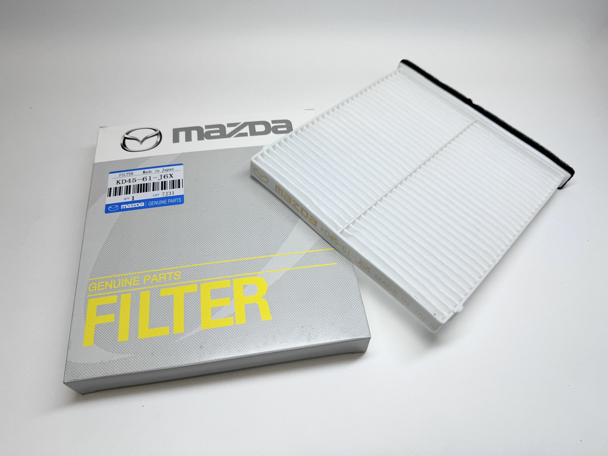 Фильтр салонный Mazda KD4561J6X9A, для Mazda 3/6/CX5, тонкая очистка