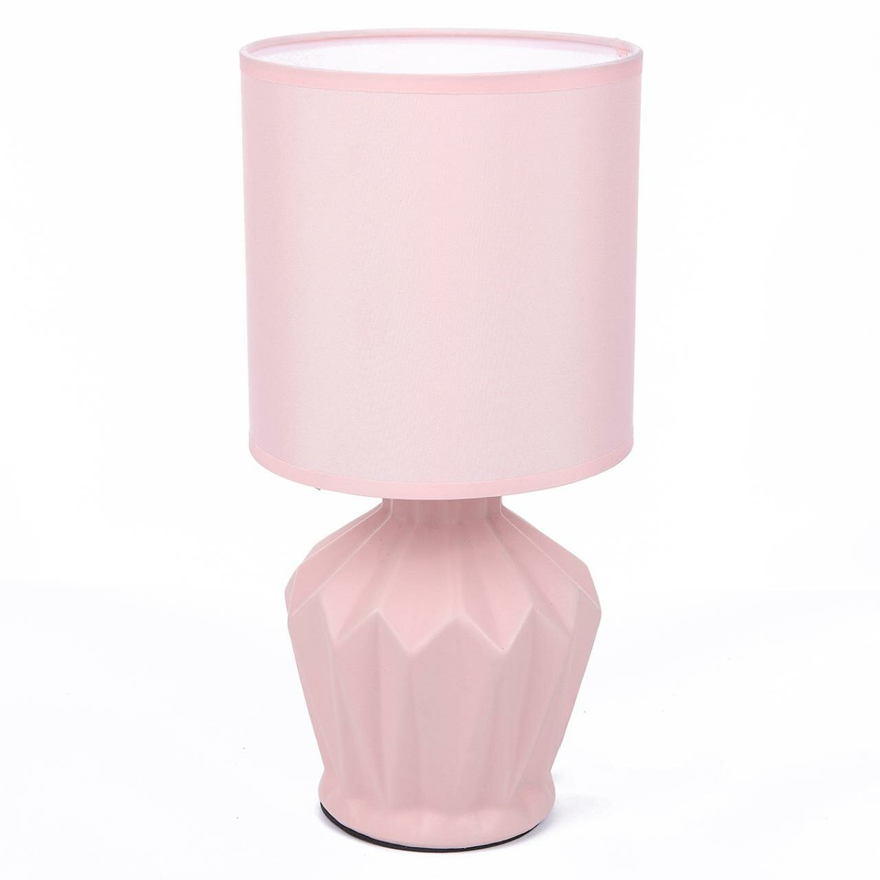 8227/1T MODERNI LN25 384 розовый, керамика/текстиль Настольная лампа E14 1*40W 220V ORIGAMIA Lumion