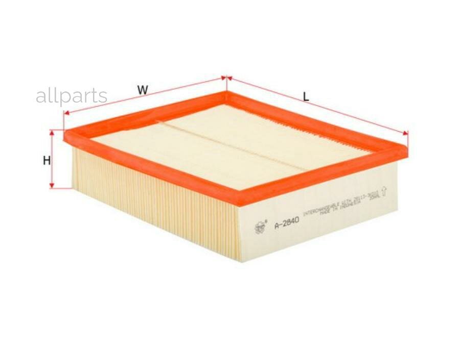 SAKURA A2840 Фильтр воздушный SAKURA A2840