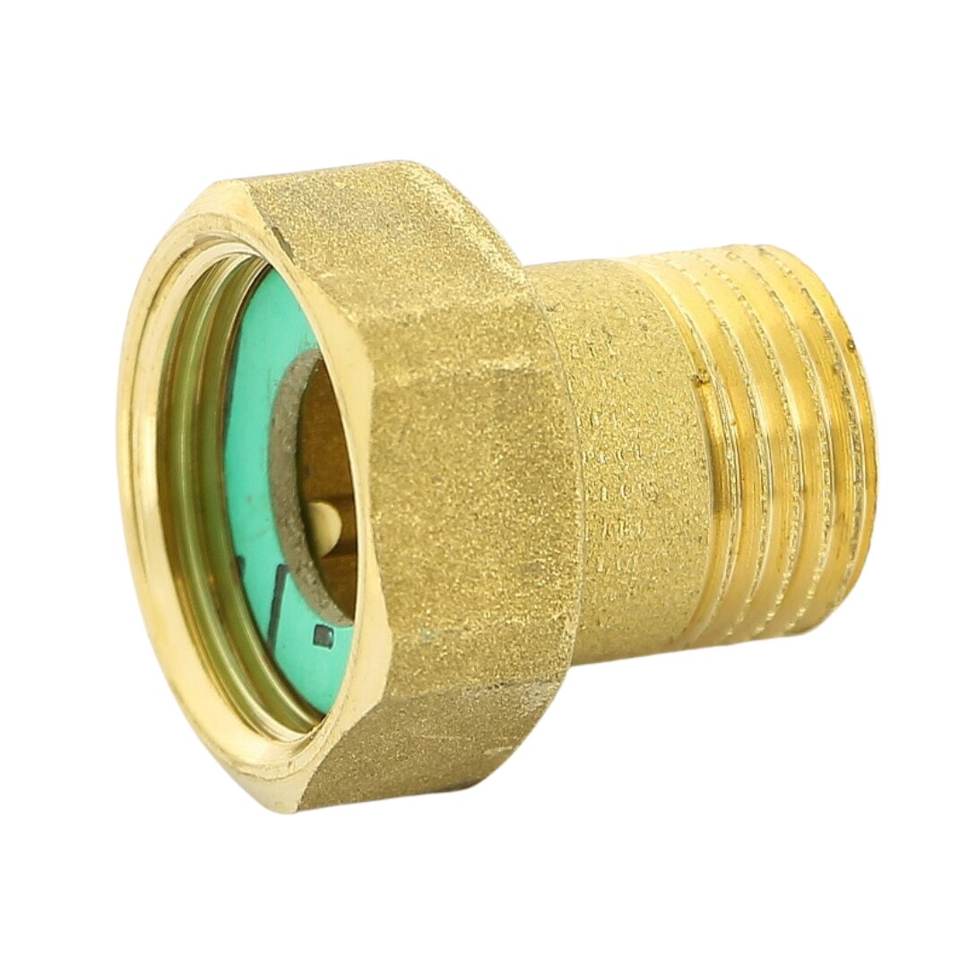 Американка с накидной гайкой плоской прокладкой 1/2" x 3/4" ВН латунь UNI-FITT