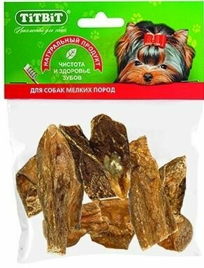 TiTBiT Вымя говяжье мини - мягкая упаковка 50г 0.05 кг