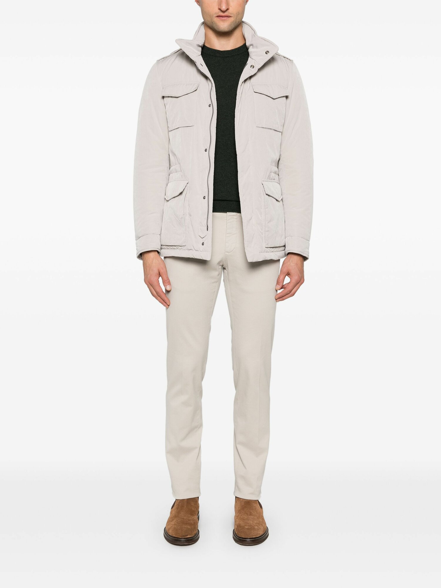 Свитер Woolrich Шерстяной свитер, размер XL, , зеленый, — фото 1