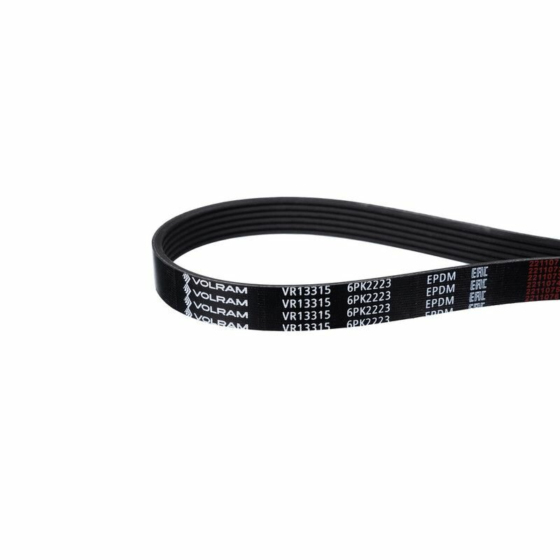Ремень поликлиновой 6PK2223 для а/м Volkswagen Transporter, FORD Mondeo, VOLRAM VR13315