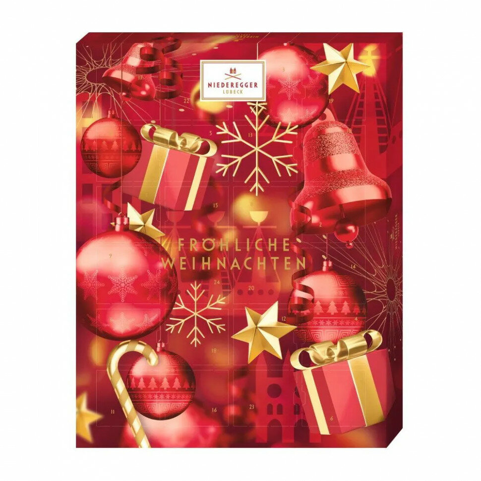 Niederegger Рождественский шоколадный календарь Гламур 300 г (730552)
