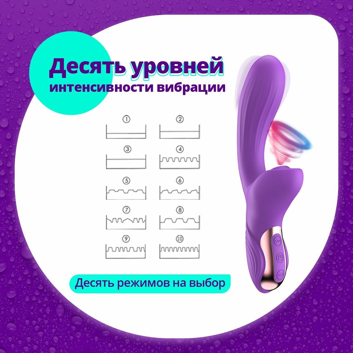 Вибратор-кролик Joyhyper/ для сосания клитора Секс игрушки18+/1