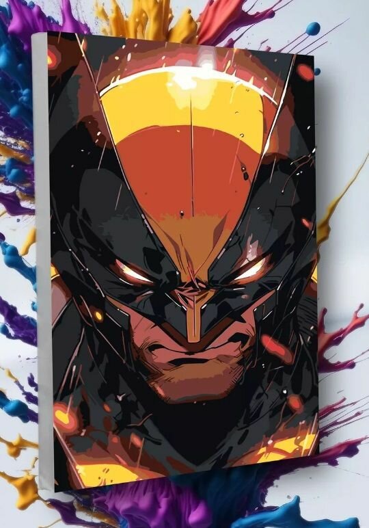 Картина по номерам Росомаха, Люди Икс, X-Men 40х50