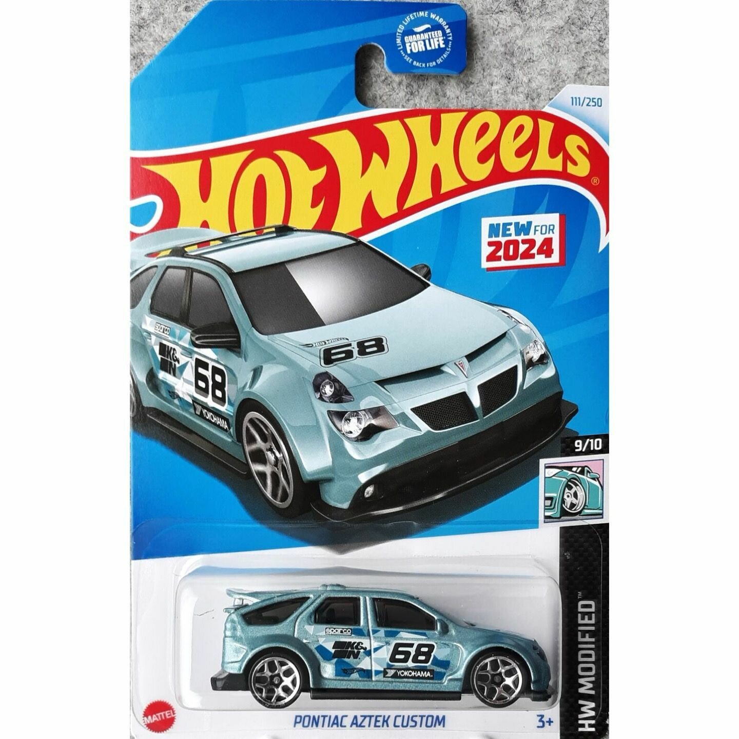 HRY61 Hot Wheels машинка металлическая игрушка коллекционная масштабная модель Pontiac Aztek Custom Кейс 2024