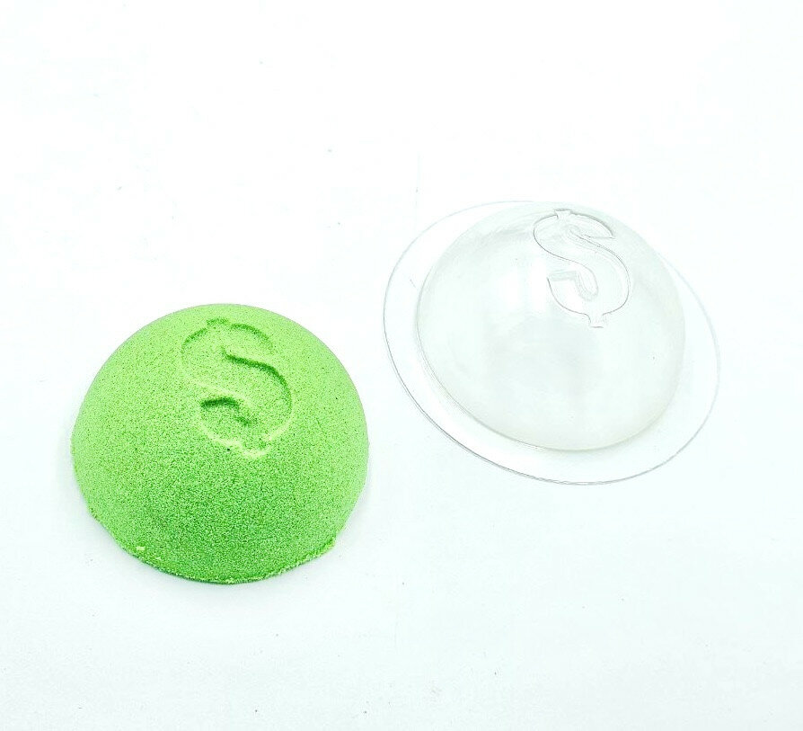 Полусфера для бомбочек d70мм доллар