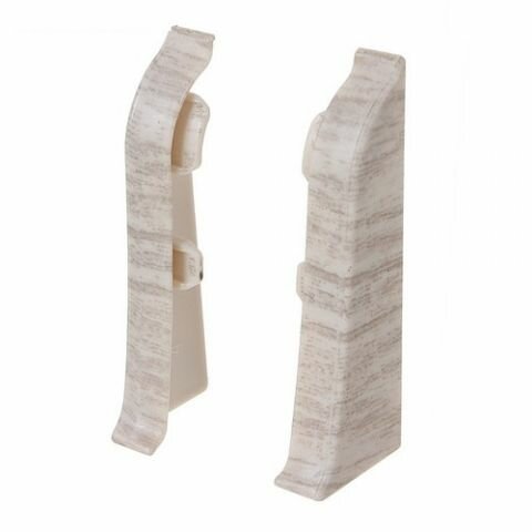 Заглушки Aberhof ABF60 для плинтуса, цвет 3921 дуб мадейра (блистер)