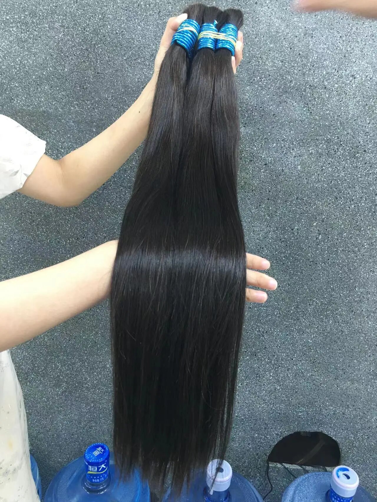 Натуральные волосы Max Hair прямые 100г 55cm 22inches, Dark Brown 100g