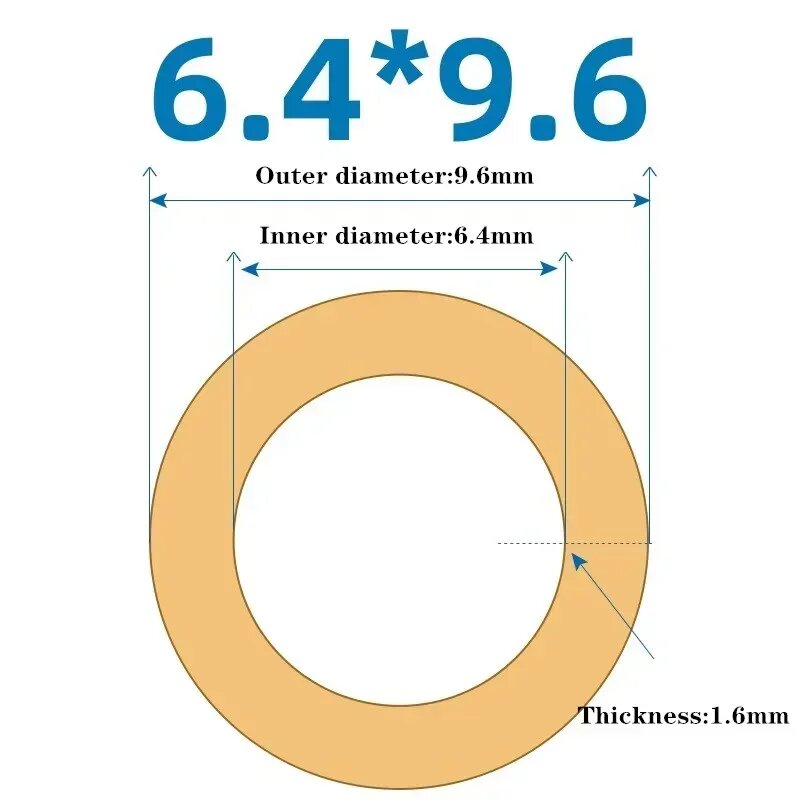 Трубка для насоса Kamoer BPT, 6.4-9.6mm, желтая