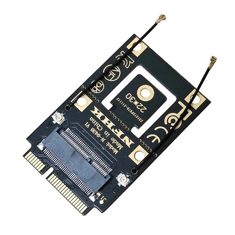 Адаптер M.2 NGFF к Mini PCI-E для Wi-Fi Bluetooth Intel