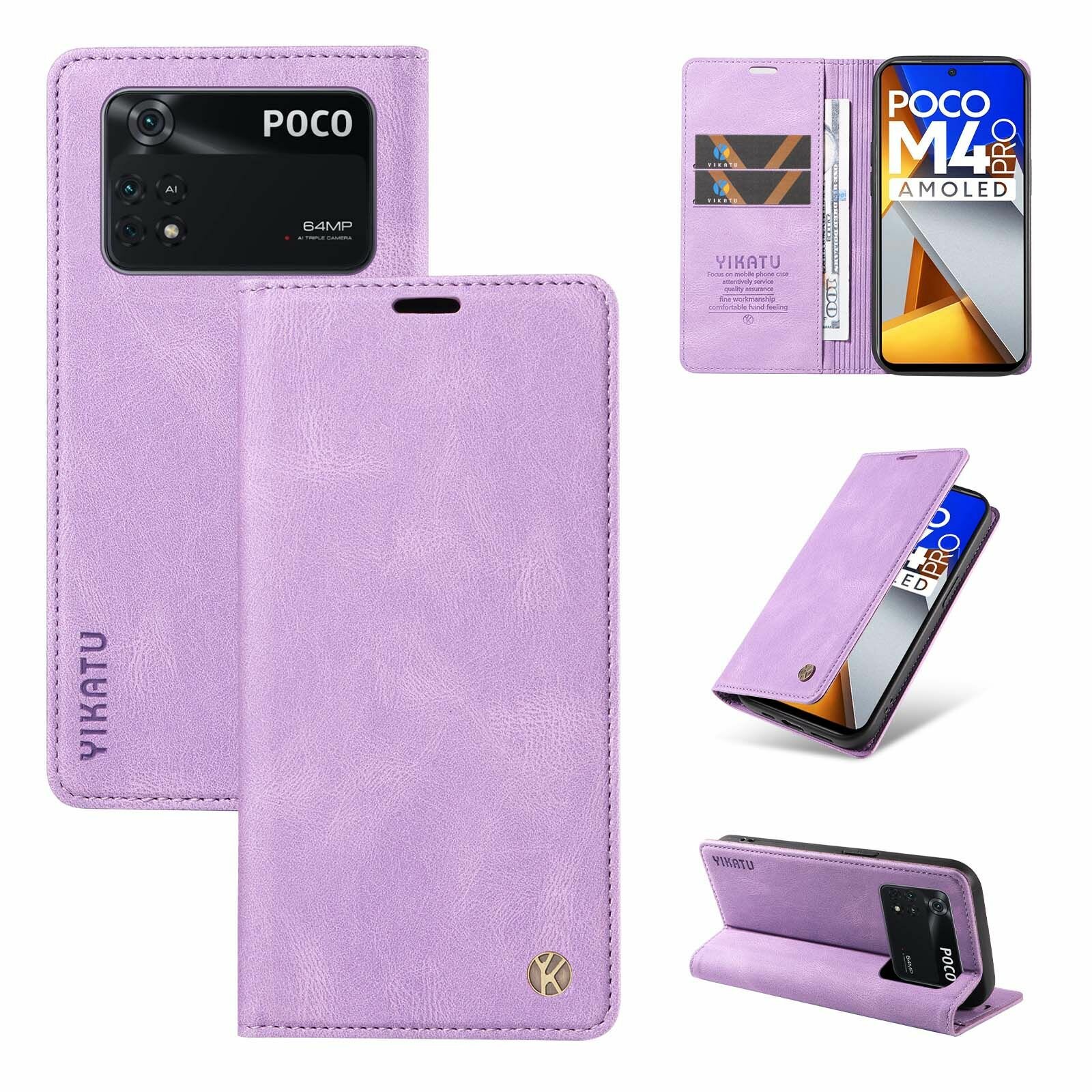 Подходит для Xiaomi POCO M4 Pro 4G / Сяоми Поко М4 Про 4Г / POCO M4 Pro Магнитные пряжки, кронштейны, сейсмостойкие, новинки, подарки