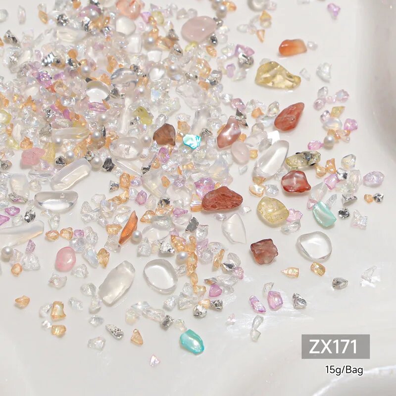 Нефритовые камни для дизайна ногтей Taste-girl WY-ZX171