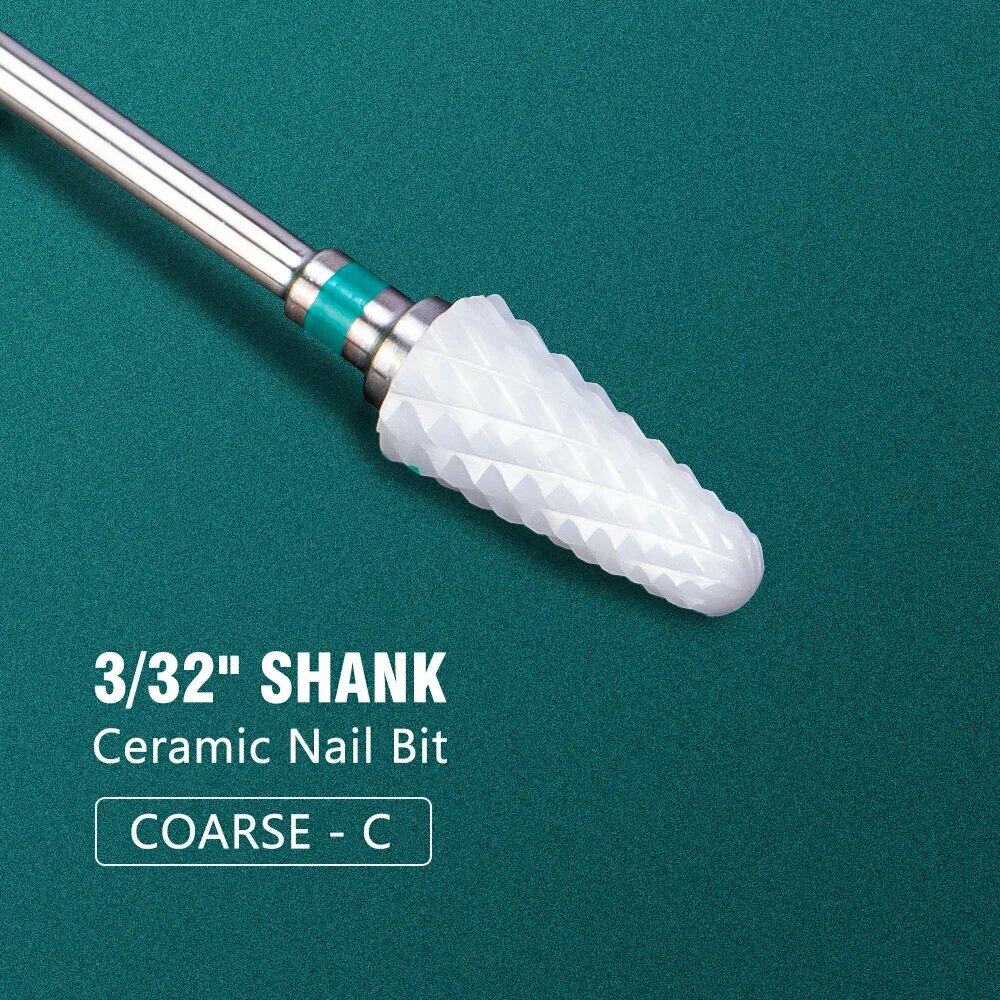 Керамическое сверло для ногтей 3/32" Coarse - C, Цвет: 23
