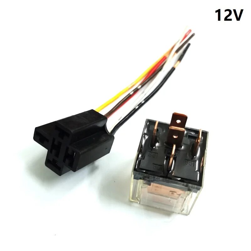 DC 12 V 80A автомобильное SPDT 4 контакта 5 контактов герметичное реле 12 вольт 12V 80A 5Pins