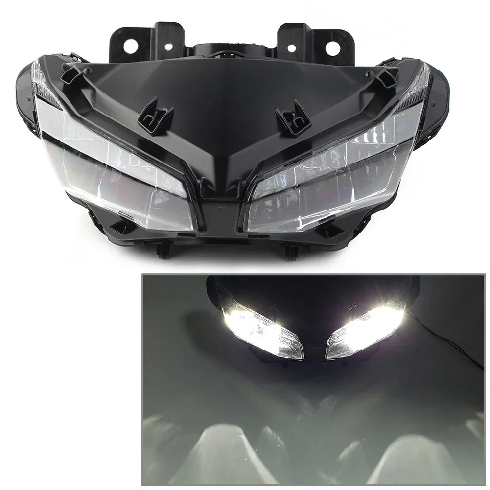 Передняя фара мотоцикла в сборе, замена фары для Honda CBR500 CBR500R 2016-2023 CBR650R CBR650 R 2019-2021 2022 2023 белый