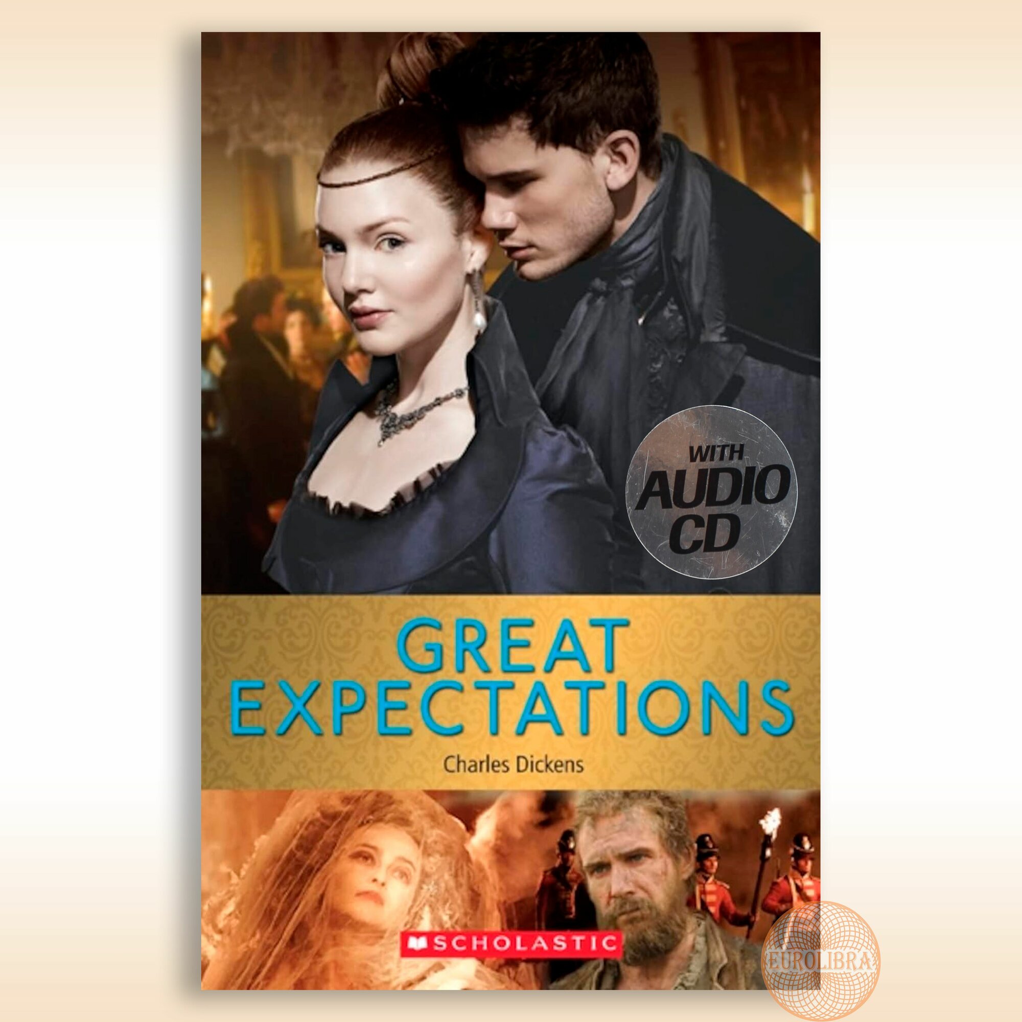 Great Expectations (Level 2/ Pre-Intermediate) + CD/ Адаптированная книга для чтения на английском языке "Большие надежды"