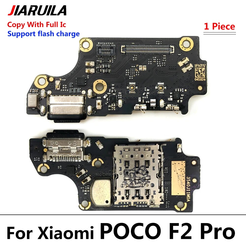 Новый для Xiaomi Poco F2 Pro F1 F3 X3 Pro USB Power Charging Board Разъем Порт Док-станция с материнской платой Гибкий кабель для материнской платы F2 Pro USB Flex