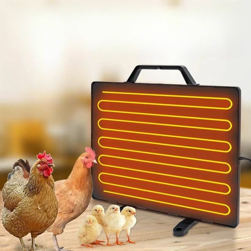 1шт Нагреватель для курятника, 140 Вт, Аксессуары для курятника, Нагреватель для брудера для цыплят, Обогреватель для котенка, щенка, домашних животных, Совместимый двумя способами использования