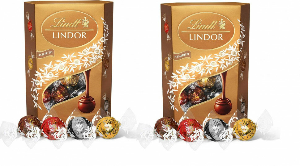 Lindt Lindor Assorted 200г конфеты шоколадные ассорти (упак 2 шт) (400182-8709)