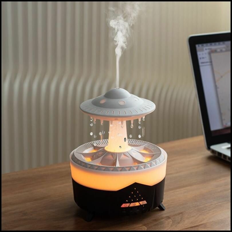 Аппарат Для Ароматерапии, Увлажнитель Воздуха, Функция Ночного Освещения, Пульт Дистанционного Управления Для Мобильного Телефона, Диффузор Эфирного Масла.